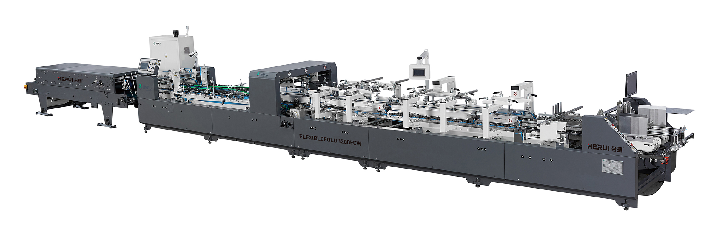 Multifunctional automatic high-speed folder gluer, manufacturer, price ...
